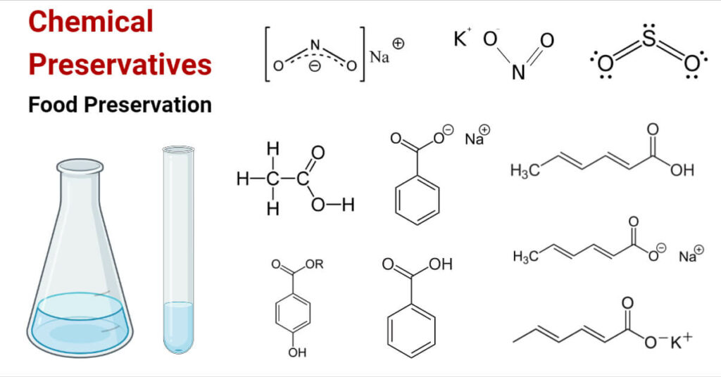 Food Preservation- Chemical Preservatives with Types, Examples