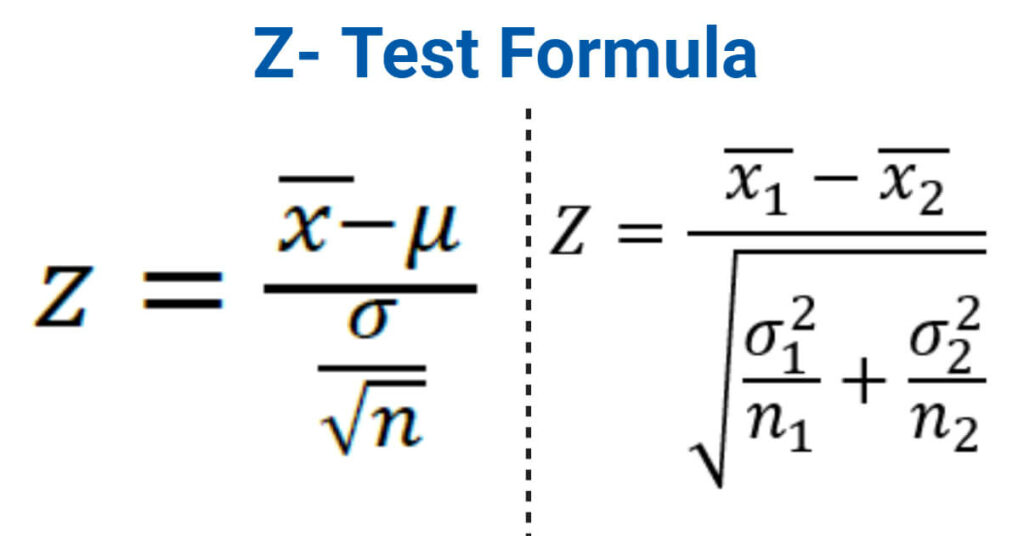 Z Test Formula Examples Uses Z Test Vs T Test